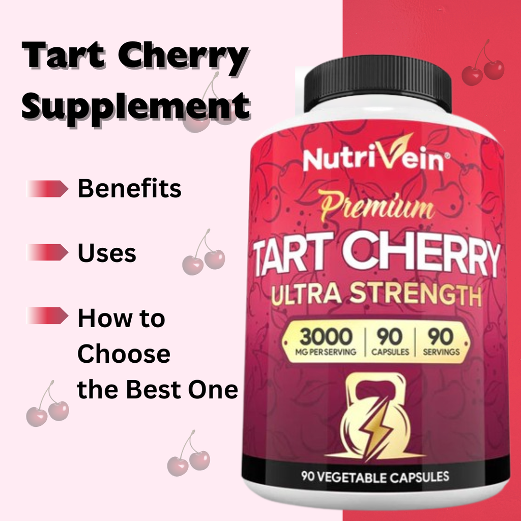 Tart Cherry Supplement for Sleep and Recovery – Nutrivein