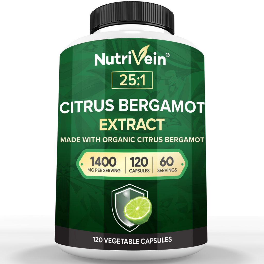 Nutrivein Premium Citrus Bergamot Supplement 1400mg 25:1 Bergamia Extr